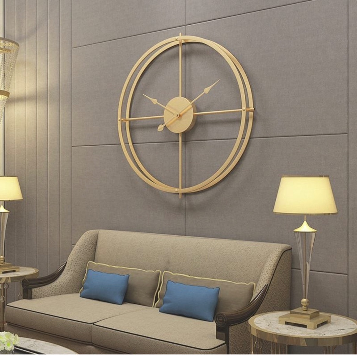 Ora muri metalike 60cm - Dyqani Marketplace