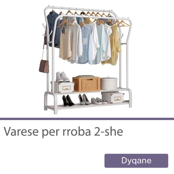 Varese per rroba 2-she nga çeliku - Dyqani Marketplace