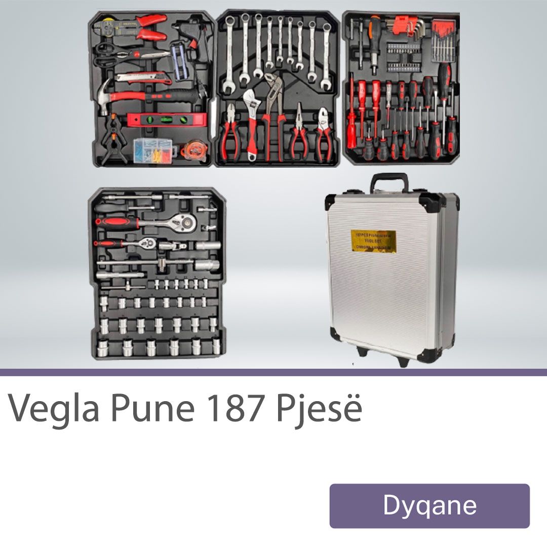 Vegla Pune 187 Pjesë - Dyqani Marketplace