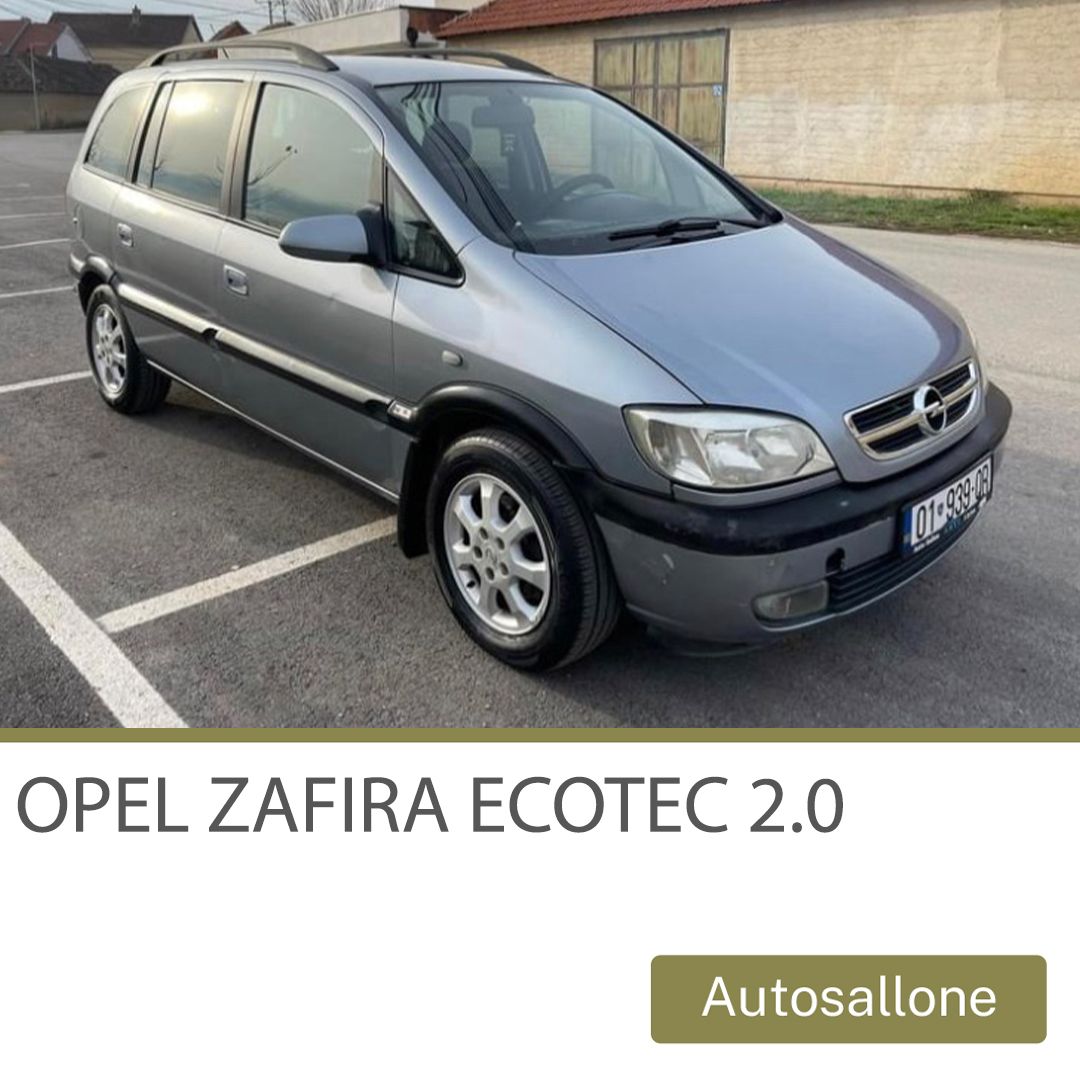 OPEL ZAFIRA ECOTEC 2.0 DIZELL VITI I PRODHIMIT 2004 ULSE 7 REGJSTRIM 5 ...