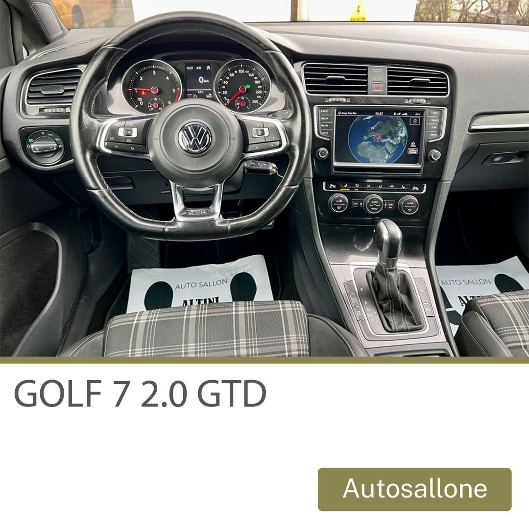 GOLF 7 2.0 GTD DSG SOUND SISTEM 184PS VITI 2016 VETEM ME DOGAN T PAGUAR ...